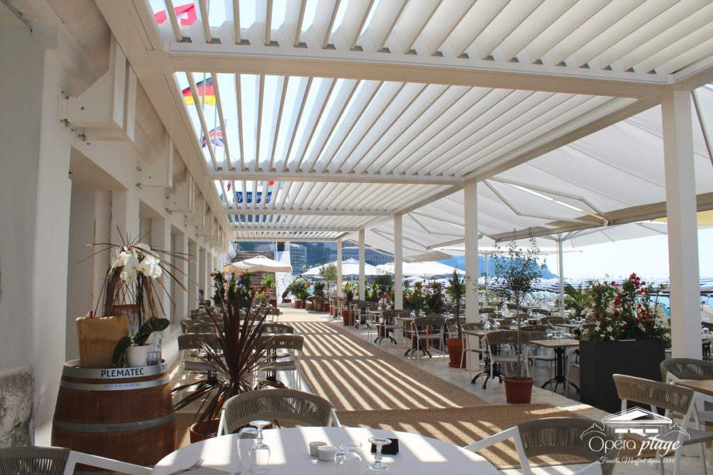 Opéra Plage à Nice : Plage privée et Restaurant en bord de mer