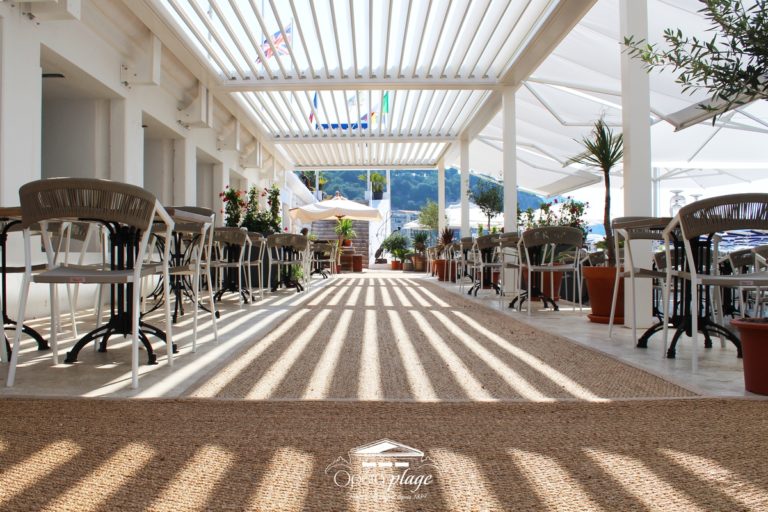 Opera Beach in Nice : Private beach and restaurant on the seafront