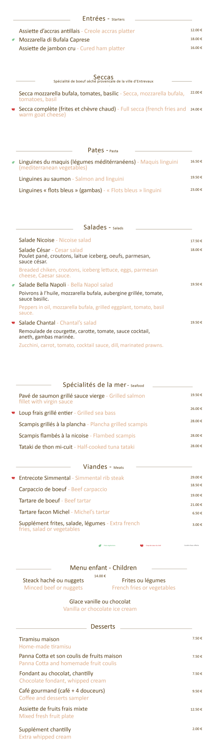Restaurant Opéra Plage à Nice : Table en bord de mer